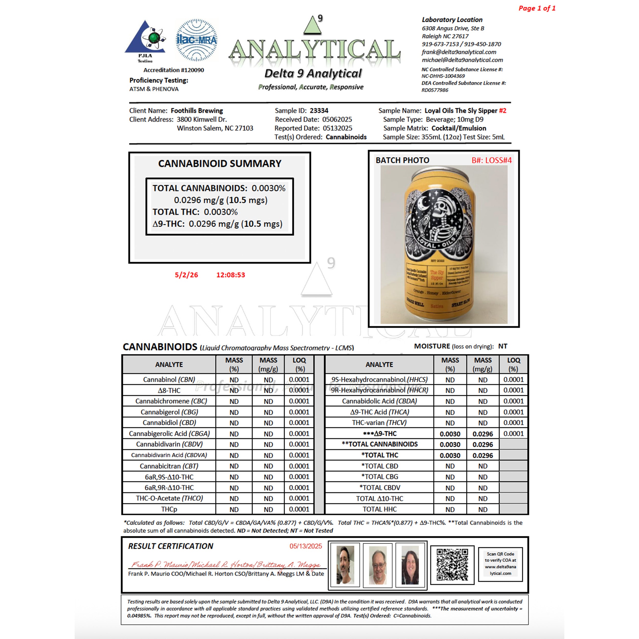 Loyal Oils | The Sly Sipper Delta 9 THC Live Resin Mixer- 10mg (Sativa ...